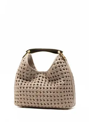 ELLEME Small Boomerang Woven Leather