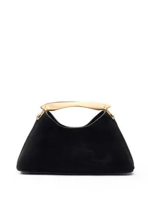 ELLEME Mini Boomerang Suede Bag - Black