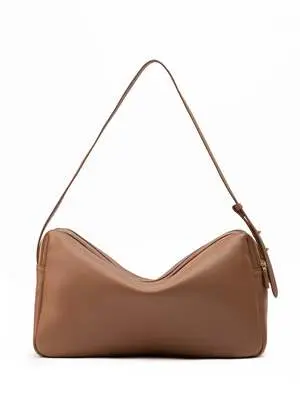 ELLEME Trousse Large Leather Pouch - Cognac