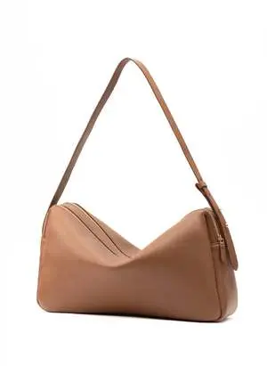 ELLEME Trousse Large Leather Pouch - Cognac