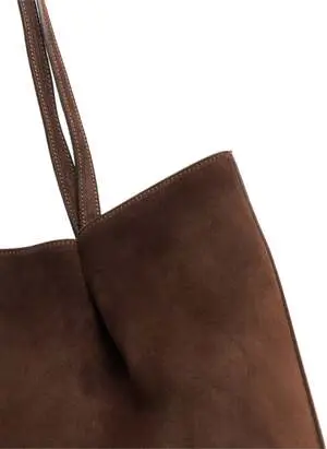 ELLEME Dimple Tote Suede - Brownie