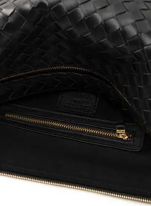 ELLEME Trousse Large Woven Leather