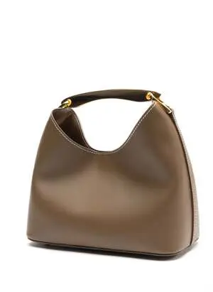 ELLEME Boomerang Leather Top Handle Bag - Rock