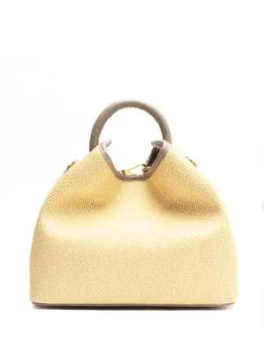 ELLEME Raisin Handbag Raffia And Leather