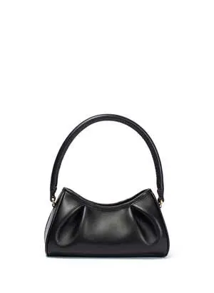 ELLEME Small Dimple Leather Handbag - Black