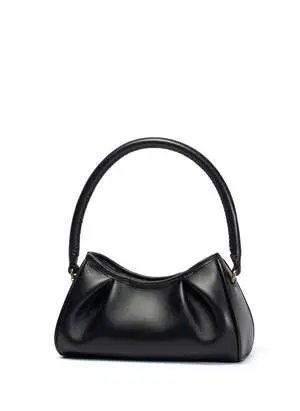 ELLEME Small Dimple Leather Handbag - Black