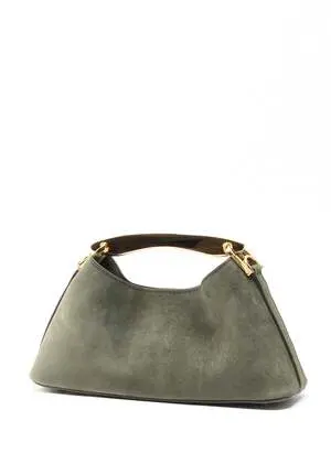 ELLEME Mini Boomerang Suede Bag - Khaki