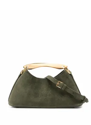 ELLEME Mini Boomerang Suede Bag - Khaki