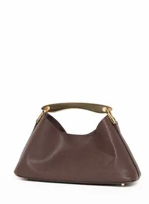ELLEME Mini Boomerang Handbag - Brown