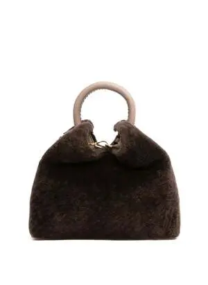 ELLEME Baozi Shearling Montone Bag - Grey