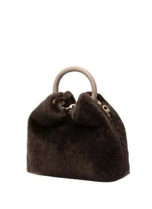 ELLEME Baozi Shearling Montone Bag - Grey