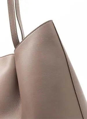 ELLEME Dimple Leather Tote - Acacia