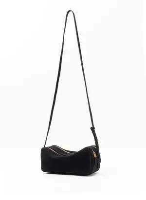 ELLEME Mini Trousse Suede Bag - Black
