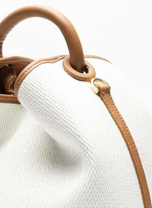 ELLEME Raisin Raffia Handbag