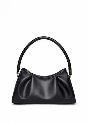 ELLEME Dimple Leather Top Handle Bag - Black