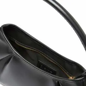 ELLEME Dimple Leather Top Handle Bag - Black