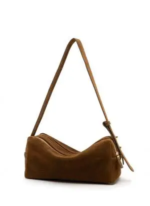 ELLEME Trousse Suede - Tabacco
