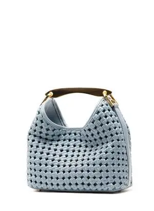 ELLEME Small Boomerang Woven Leather Bag