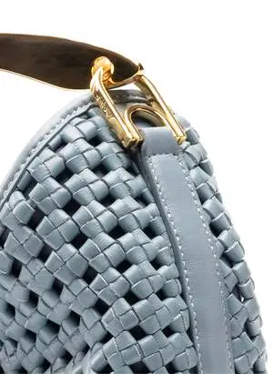 ELLEME Small Boomerang Woven Leather Bag