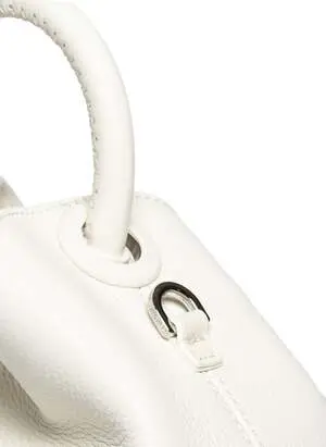 ELLEME Baozi Pebbled Leather Bag - White