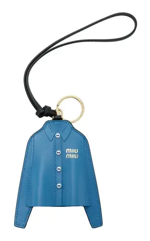 Miu Miu Leather Shirt Keychain