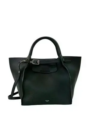 Celine 2018-2025 Small Supple Grained Calfskin Big Bag Satchel - Black