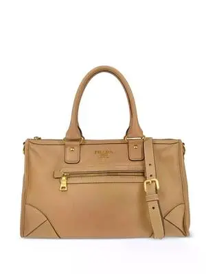 Prada 1990-2000s Leather Tote Bag
