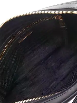 Prada 1990s Logo Jacquard Shoulder Bag