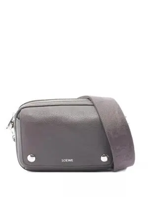 Loewe Pebble Messenger Shoulder Bag - Grey