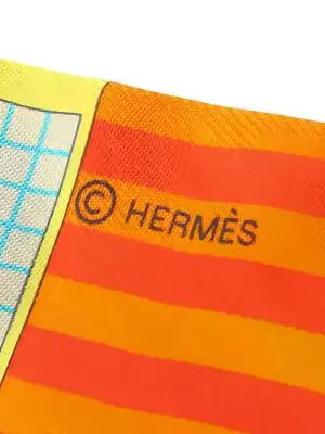 Hermès 2010s Silk Ribbon Scarf