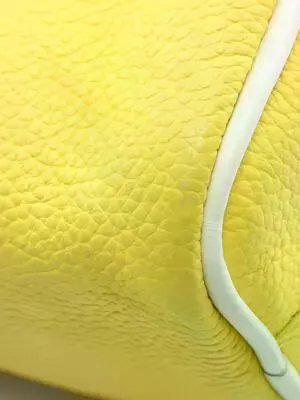 LOUIS VUITTON 2010 Xs Keepall Leather Tote - Yellow