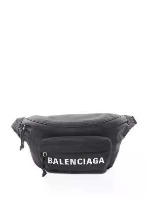 Balenciaga 2010s Wheel Belt Bag - Black