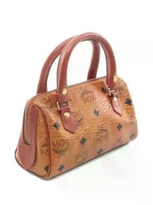 Mcm 2000s Printed Boston Bag