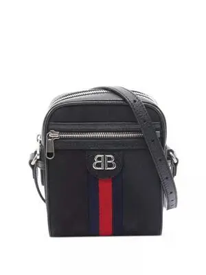 Balenciaga X Gucci Hacker Project Shoulder Bag - Black