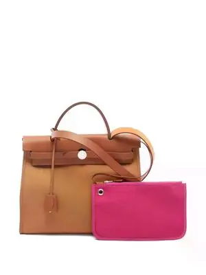 Leather Bag Zip Totes