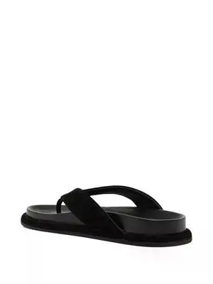 Senso Devon Flat Sandals - Black