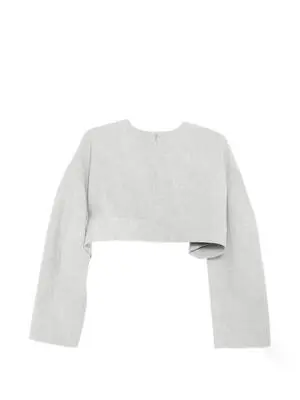 ENFOLD Crew-neck Crop Top