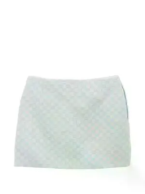 Gucci 2020s Gg Cotton Bouclé Mini Skirt