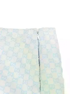 Gucci 2020s Gg Cotton Bouclé Mini Skirt