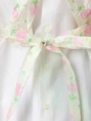 Miu Miu Floral Cloqué Apron
