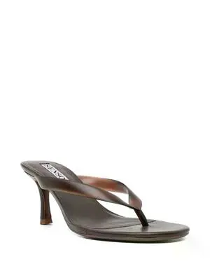 Senso 75mm Flower Sandals - Brown