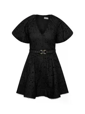 Rebecca Vallance Wilda Puff Sleeve Mini Dress