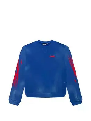 HELLSTAR Logo Crewneck Sweatshirt - Blue