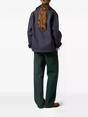 Miu Miu Logo-embroidered Trousers