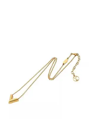 LOUIS VUITTON V-shape Necklace - Gold