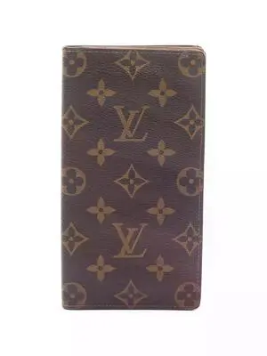 LOUIS VUITTON 1990s Monogram Canvas Bifold Wallet - Brown