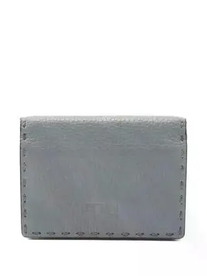 Fendi Leather Card Case - Blue