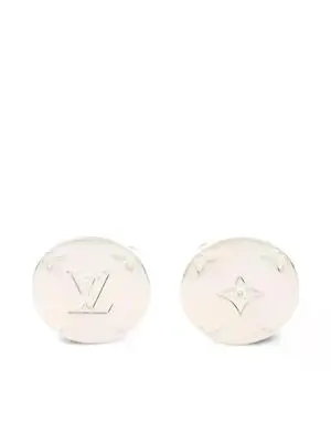 LOUIS VUITTON 2022 Manchette Monogram Cufflinks - Silver
