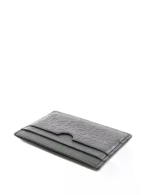 Loewe 2010s Anagram Leather Card Case