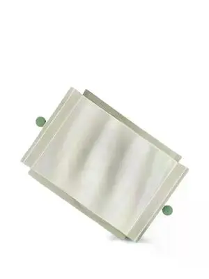 NATALIA CRIADO Rectangle-shape Tray - Silver